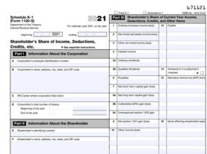 3-How to Complete Schedule K-1 Form 1120S for 2021 – Nina's Soap