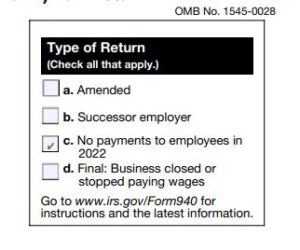 How to Fill out IRS Form 940 for 2022 Employer’s Annual Federal ...