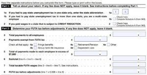 How to Fill out IRS Form 940 for 2022 Employer’s Annual Federal ...
